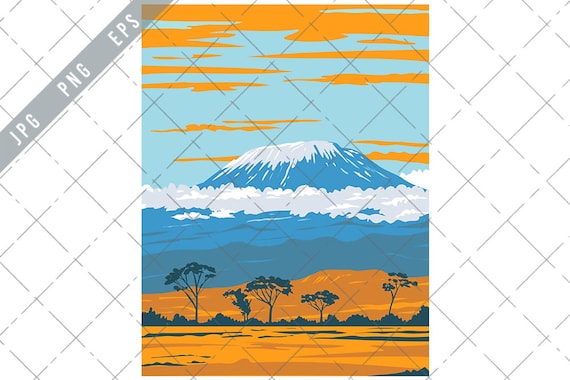 Vector Dormant Volcanoes