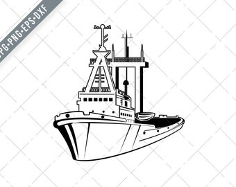 Tug Boat Svg - Etsy