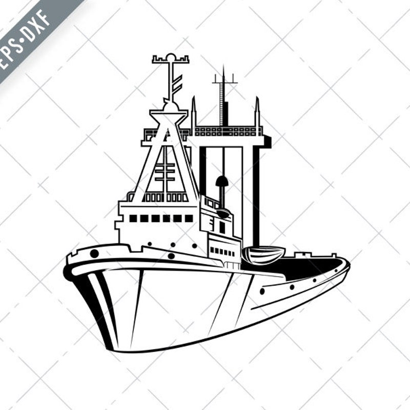 Tug Boat - Etsy