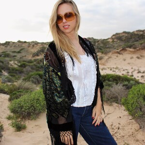 Bohemian Girlfriend Gift - Bridesmaid Silk Kimono Robes - Silk Kimono ...