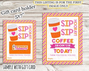 Employee Appreciation Coffee on Us - Etsy