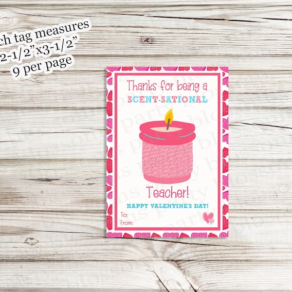 Thanks for Being a Scentsational Candle Tag - Etsy
