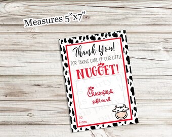 Teacher Thank You Card - Etsy