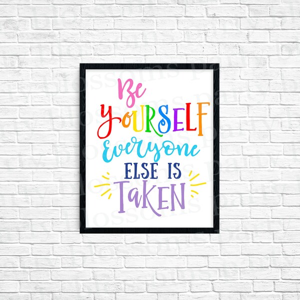Be Yourself Everyone - Etsy
