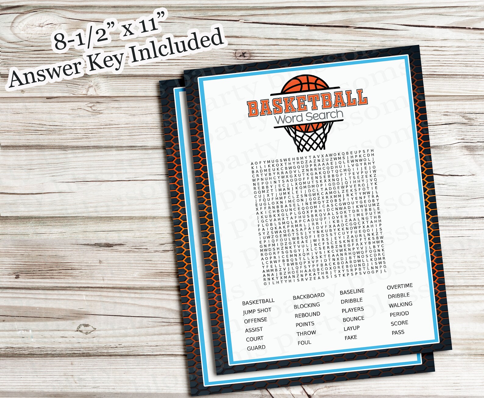 INSTANT DOWNLOAD Basketball Word Search Answer Key Game Etsy instant-download-basketball-word-search-answer-key-game-etsy