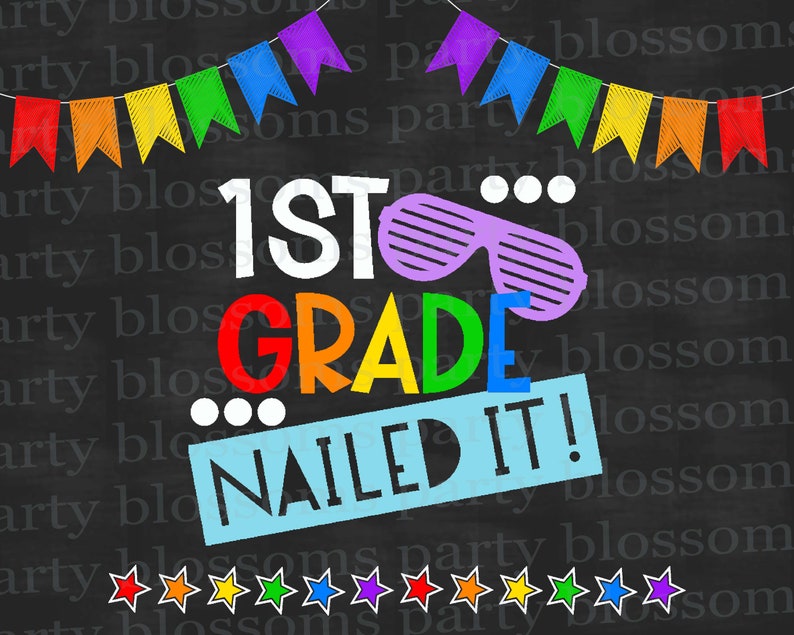 INSTANT DOWNLOAD Next Stop Middle School Chalkboard Sign | Etsy