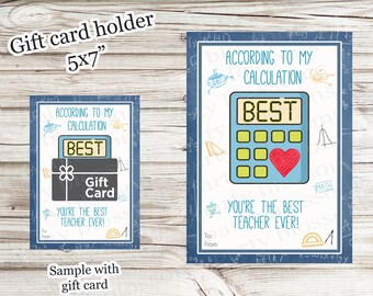 Math Teacher Gift - Etsy