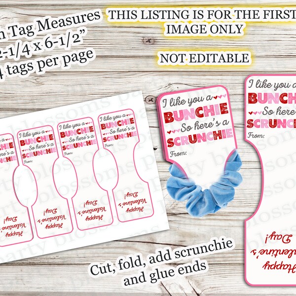 I Love You Bunches Scrunchie - Etsy