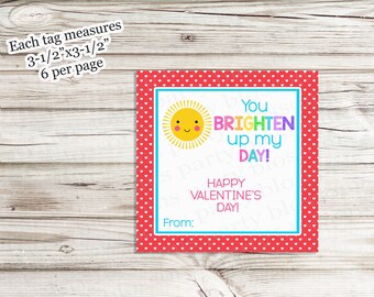 Glow Stick Valentine Printable | Etsy