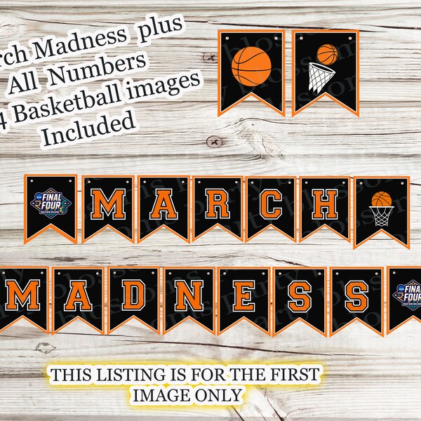March Madness Printable - Etsy