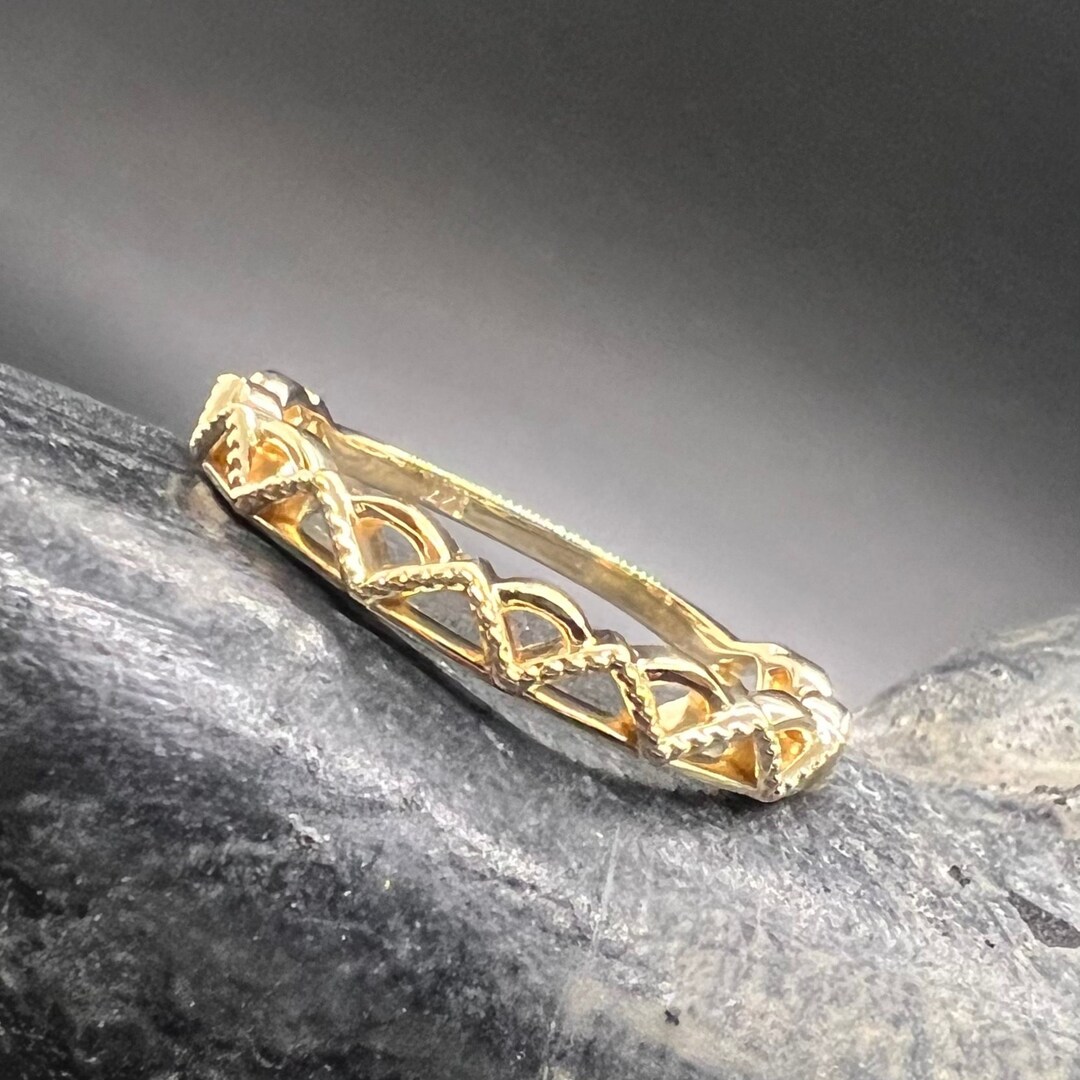 RBG Ruth Bader Ginsburg Dissent Ring - 14kt Solid Gold or Sterling ...