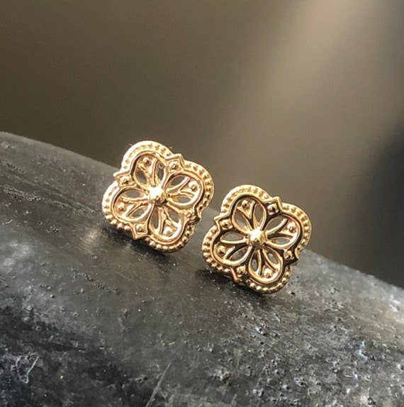 RBG Ruth Bader Ginsburg Dissent Earrings 14kt Solid Gold or Sterling Silver Donation Made With Each Purchase