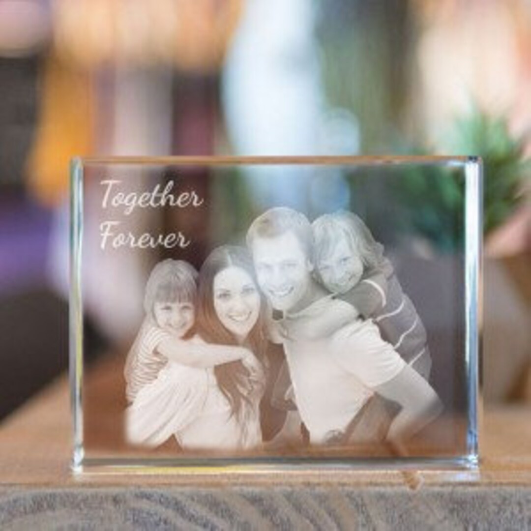 3d Laser Etched Crystal Gift - Etsy