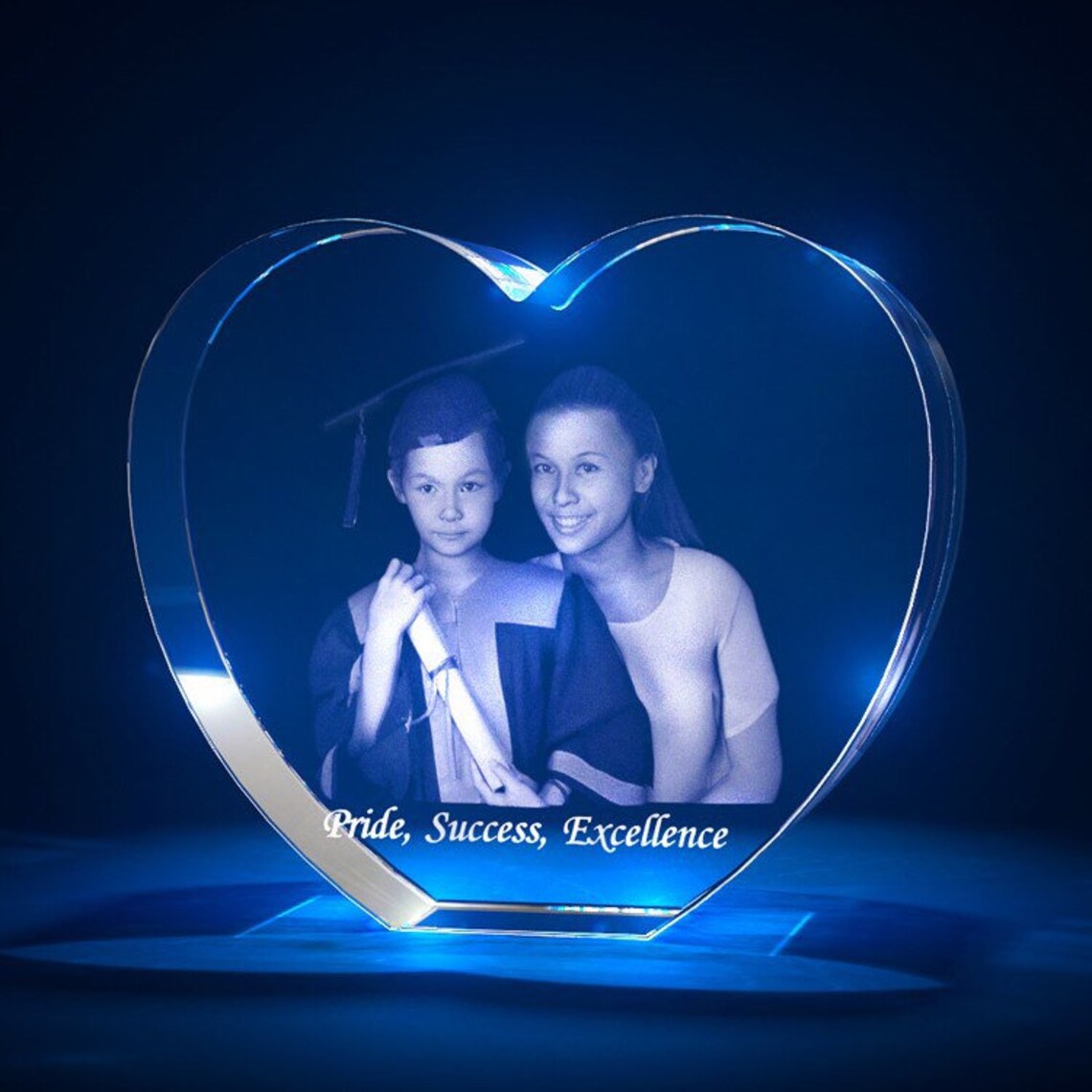 3d Laser Etched Crystal. Graduation Crystal | Etsy