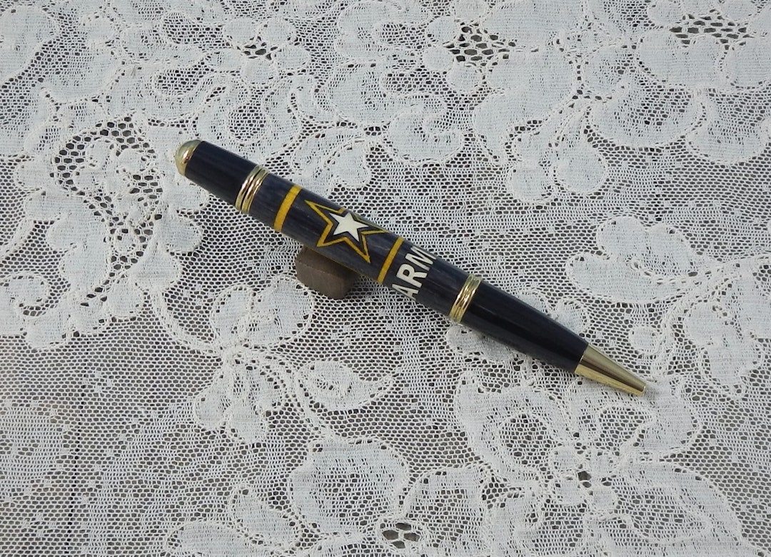Gatsby Army Laser Inlay Pen - Etsy