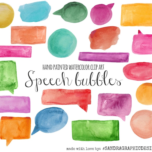 Speech Bubbles - Etsy