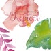 Tropical Flowers Clip Art Hand Painted Floral Watercolor Clip - Etsy
