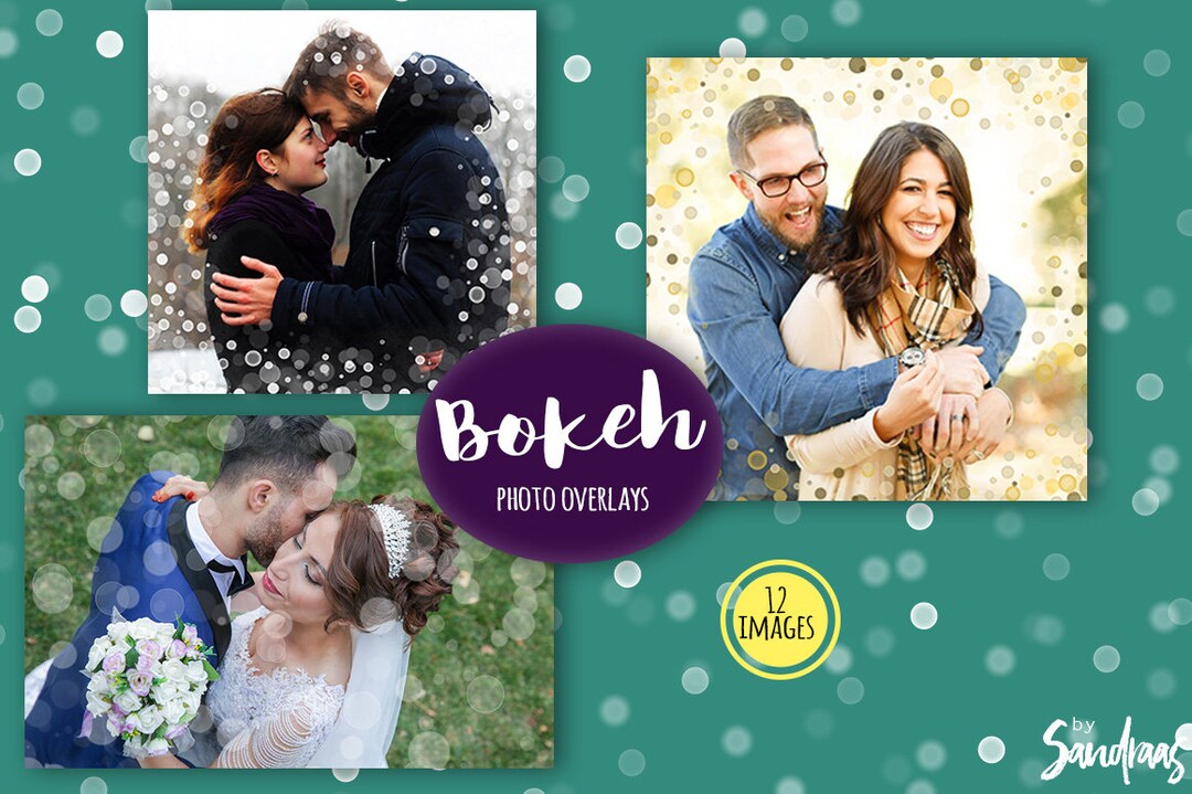 Bokeh Overlay, Digital Overlays for Photo Art, Scrapbook Layouts, Etc ...