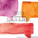 Speech Bubbles Clip Art, Hand Painted Watercolor Clip Art, Various ...
