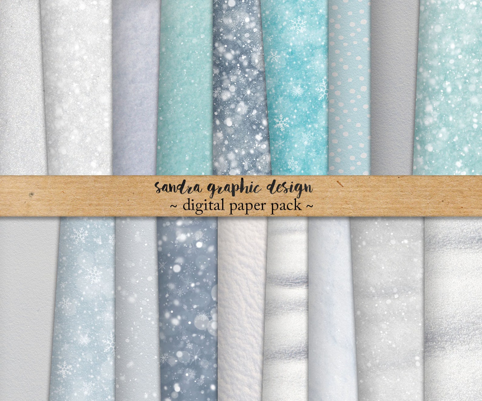 Snow Digital Paper, Snow Texture, Snow Background, With Sparkles and ...