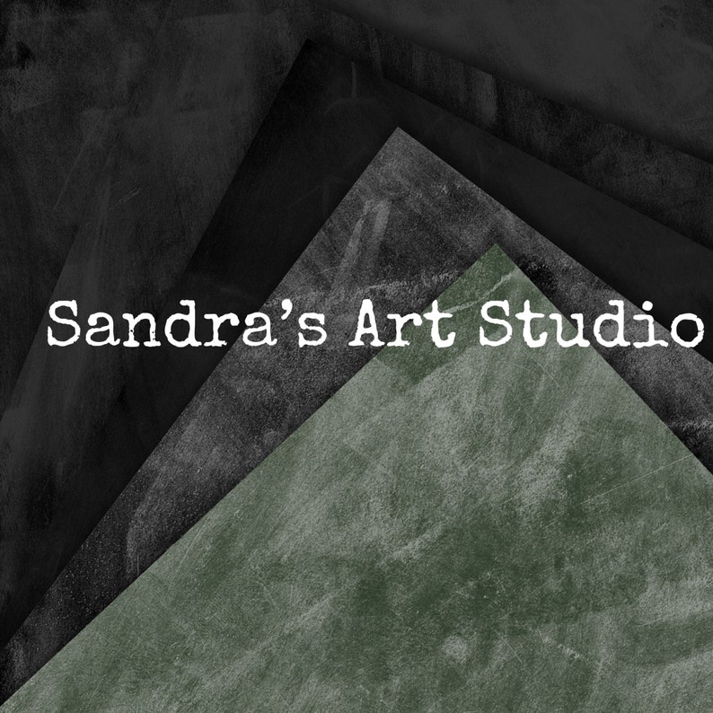 Chalkboard Digital Paper Pack | Blackboard Background Textures | Black ...