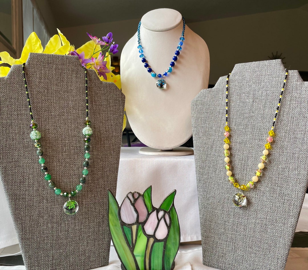 Spring Flower Necklace - Etsy