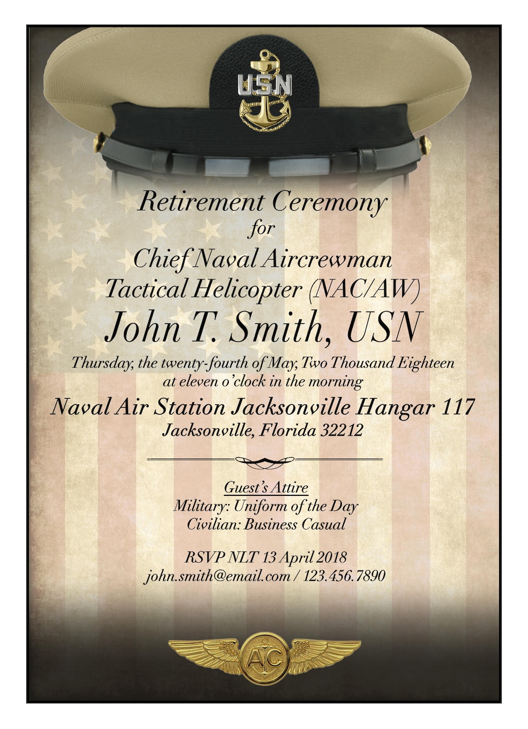 Master/senior/chief Petty Officer Sepia Retirement - Etsy