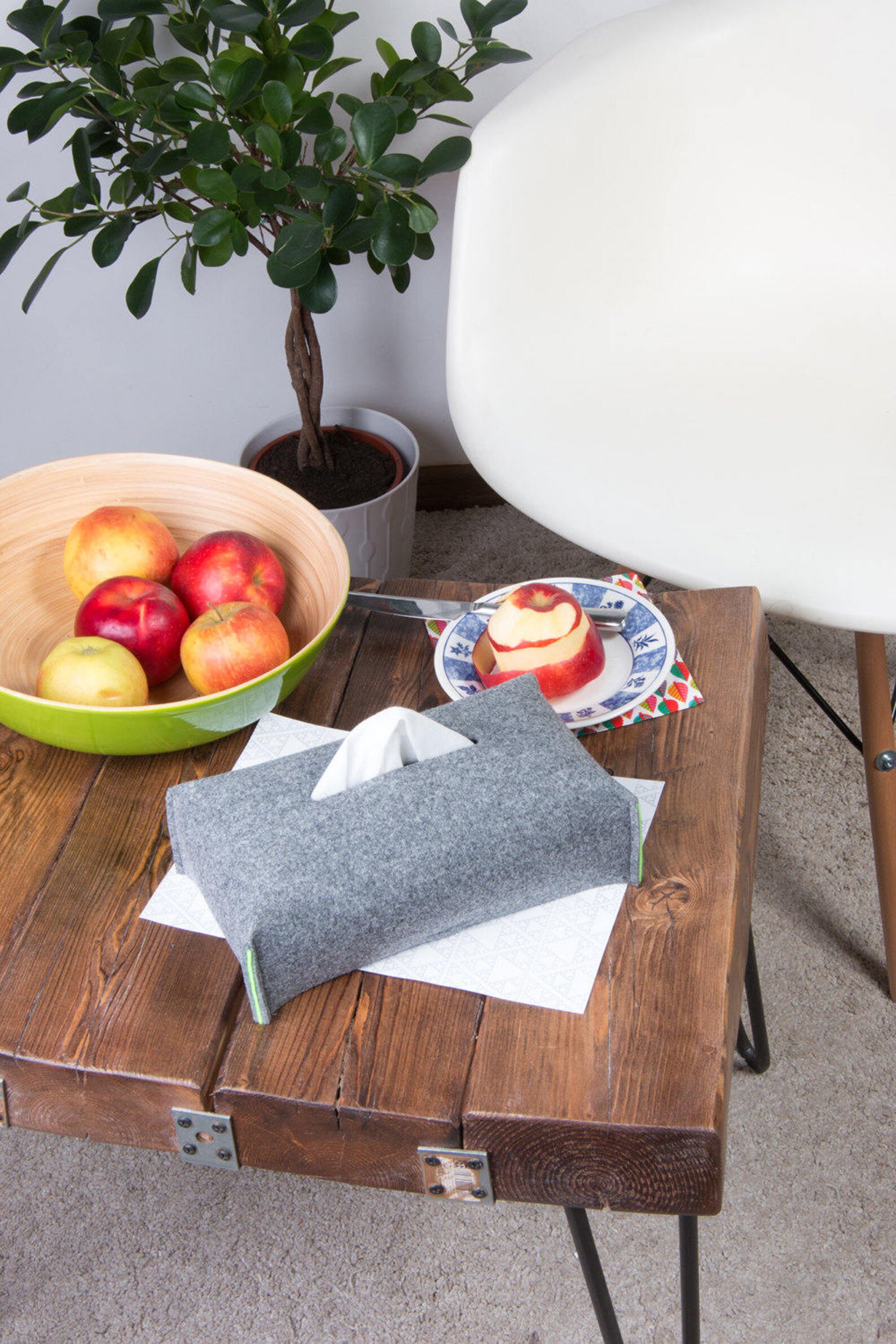 Personalized Tissue Box Holder Home Sweet Home Decor Felt - Etsy Canada