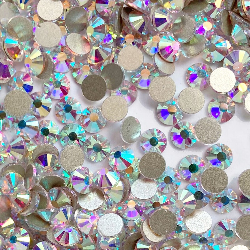 Clear Ab Hotfix Rhinestones - Etsy