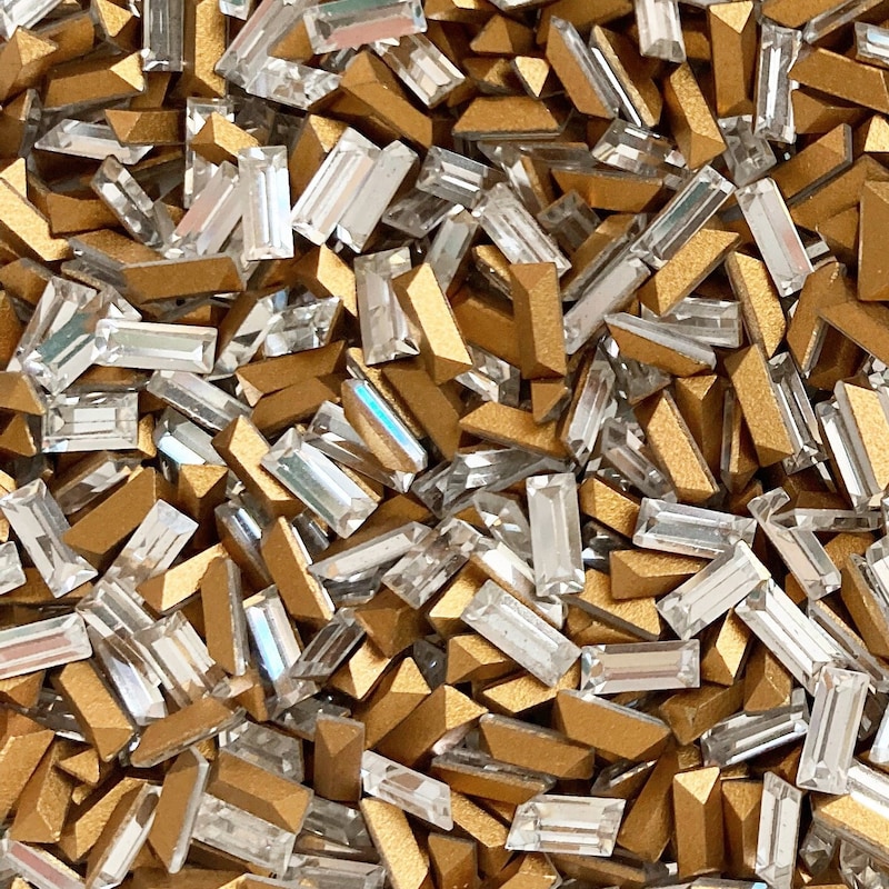 Baguette Rhinestones - Etsy