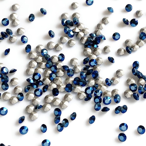 Dark Blue Rhinestone - Etsy