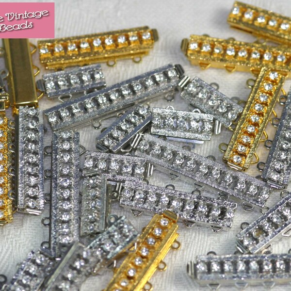 Rhinestone Clasp - Etsy