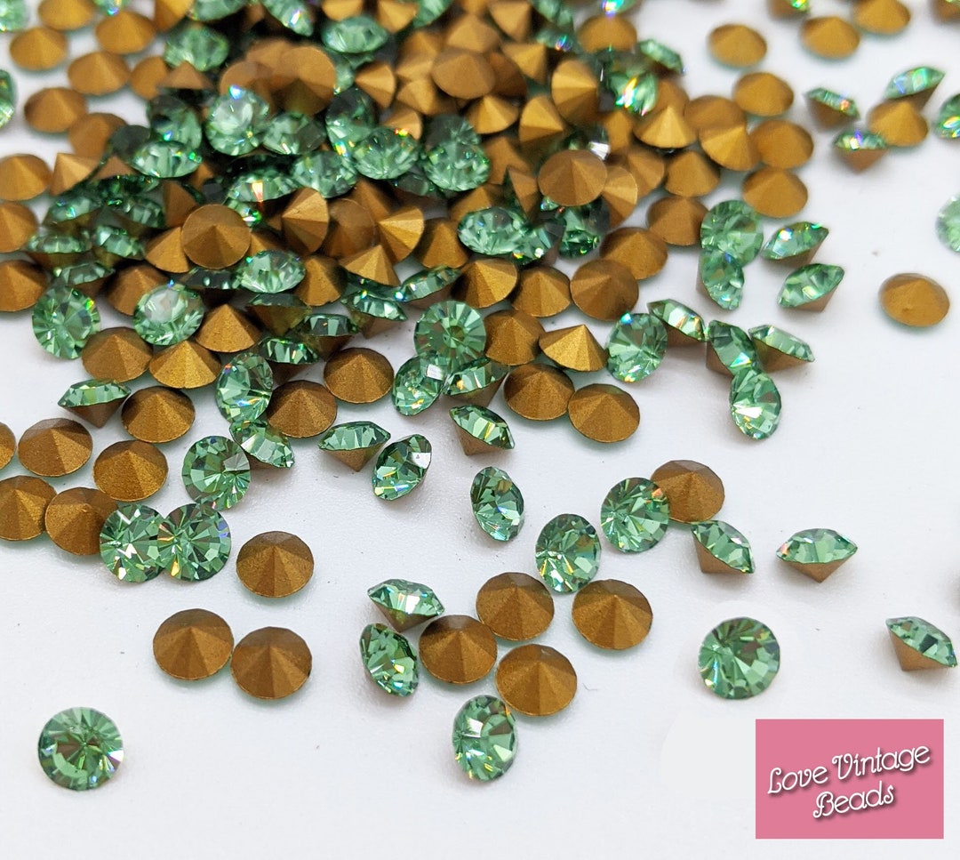 25x SWAROVSKI Erinite 4mm PP32 SS17, Swarovski Rhinestones 1012, Pretty ...