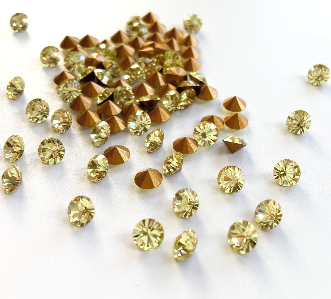 20x Swarovski Crystal SS24 Jonquil 5mm, 1012 Jonquil Rhinestones, Pale ...