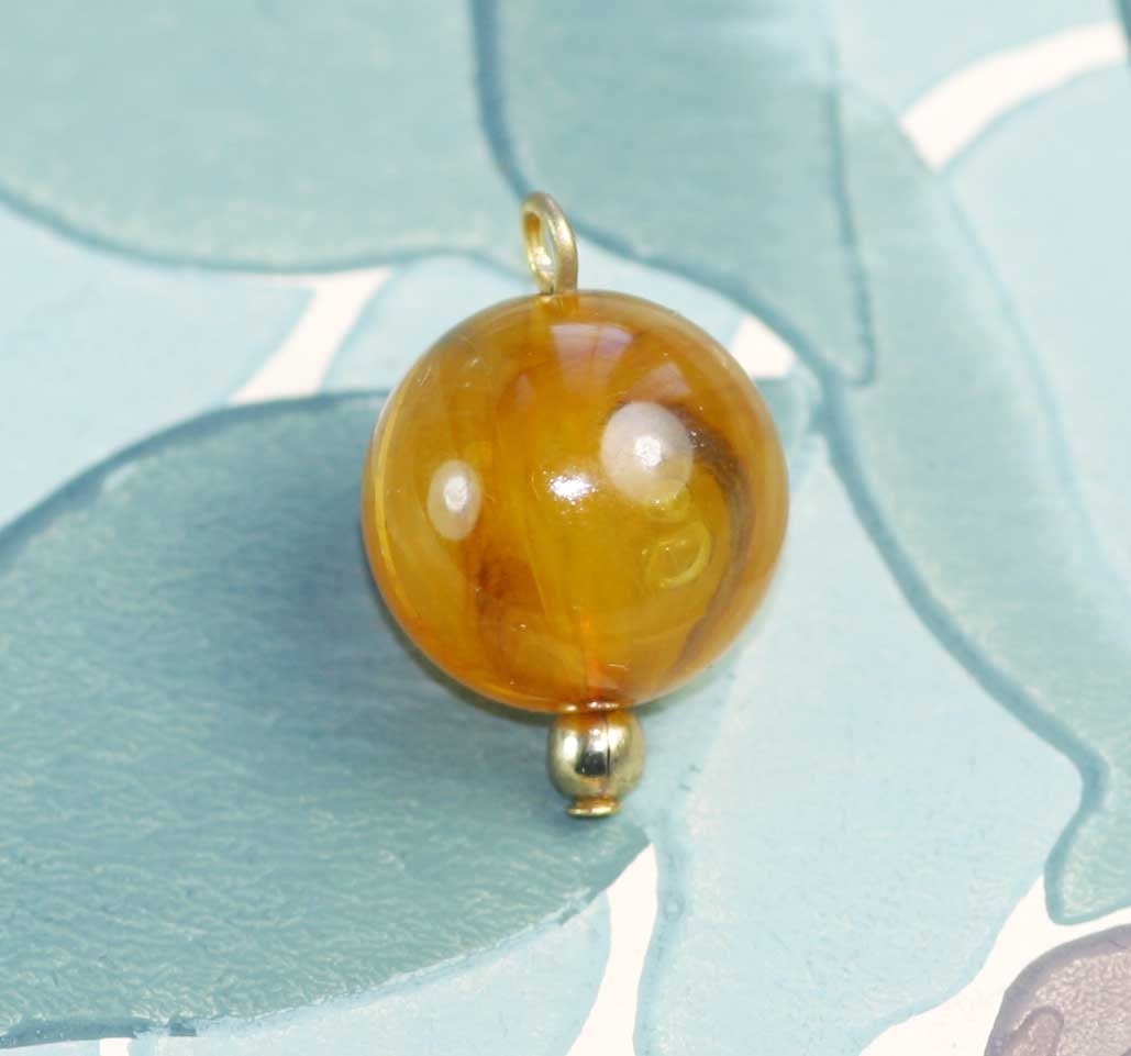 8x Faux Amber Beads Fake Amber Pendant Charms Lucite Beads - Etsy