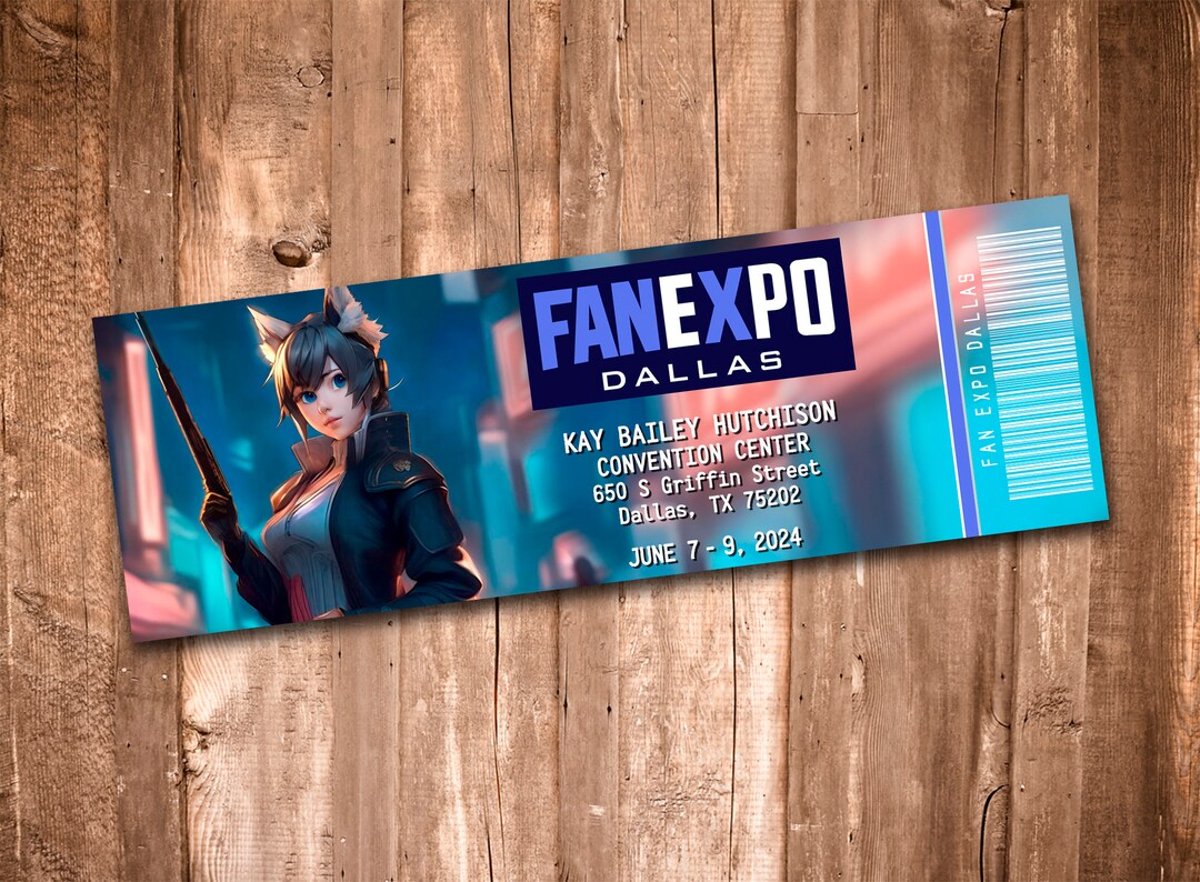 FAN EXPO 2024 Collectible Convention Ticket - Etsy