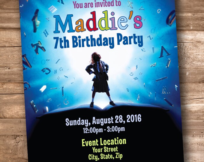 Matilda the Musical Inspired Bookmark Pack, Musical Theatre - Etsy Canada