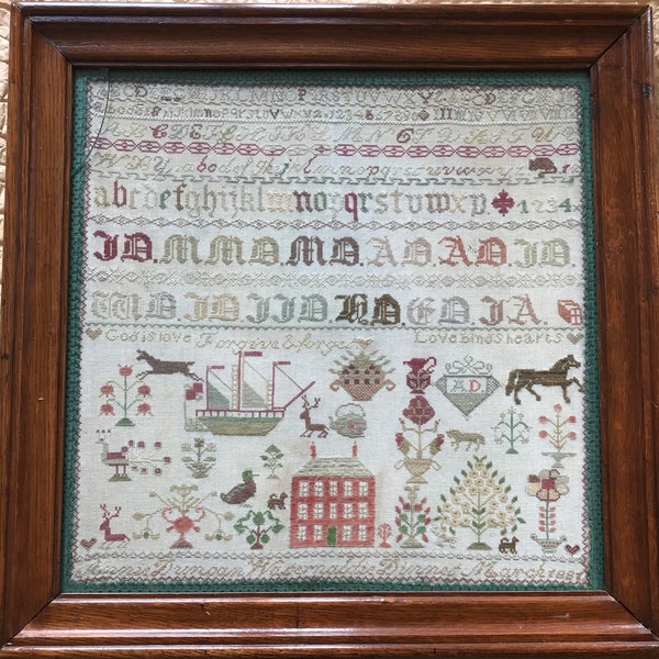 Sampler Antique - Etsy