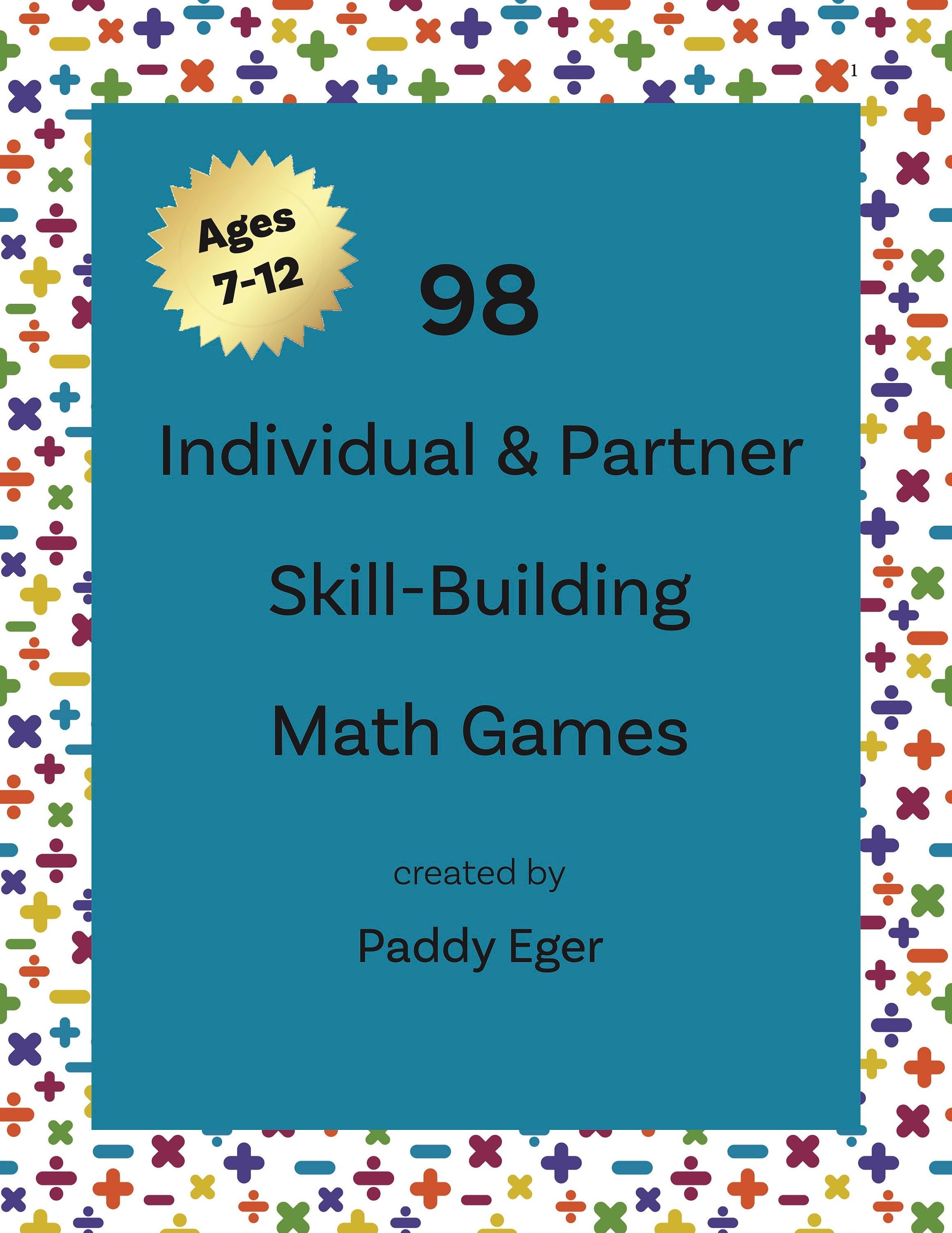 98 Individual & Partner Skill-building Math Games Ages 7-12 - Etsy