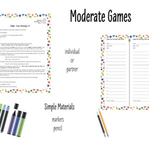 28 Primary Math Games to Practice Basic Math Facts - Packets C & D ...