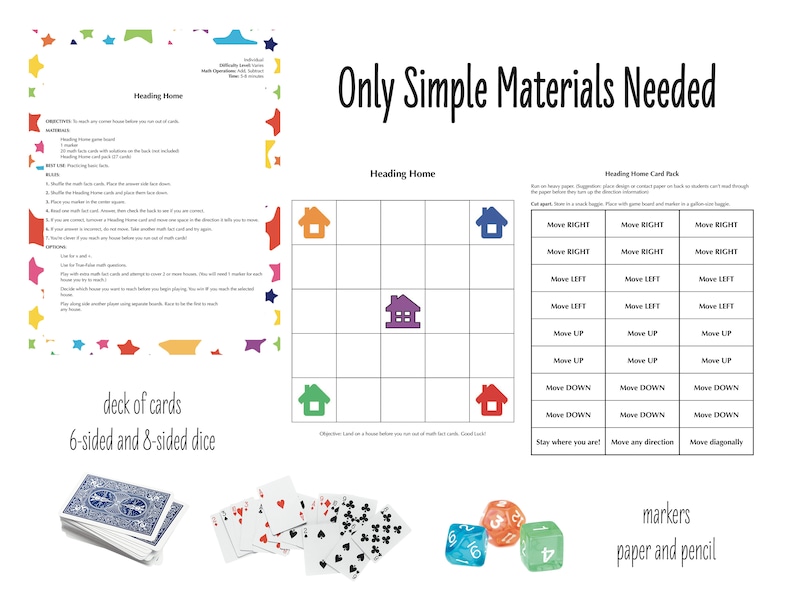 A Teacher's Dozen: 14 Primary Math Games to Practice Basic Math Facts ...