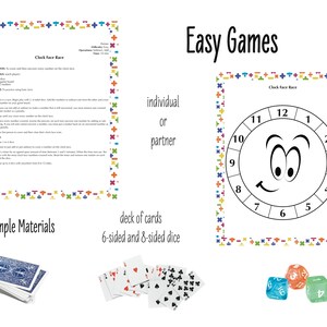 28 Primary Math Games to Practice Basic Math Facts - Packets C & D ...