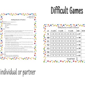 28 Primary Math Games to Practice Basic Math Facts - Packets C & D ...