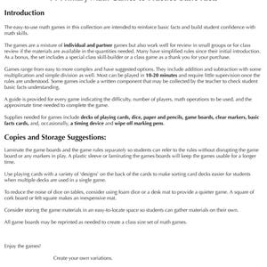 A Teacher's Dozen: 14 Primary Math Games to Practice Basic Math Facts ...