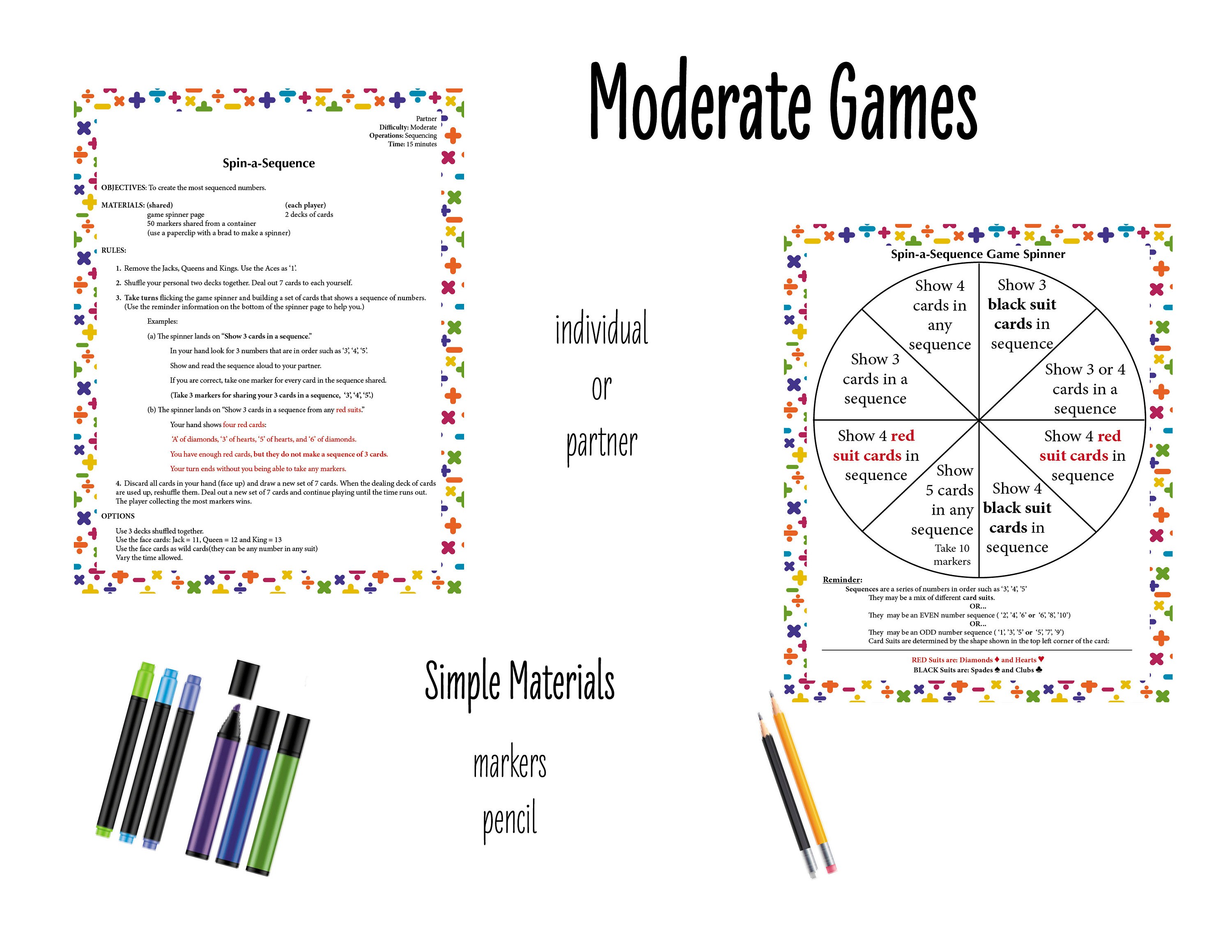 28 Primary Math Games to Practice Basic Math Facts Packets G - Etsy