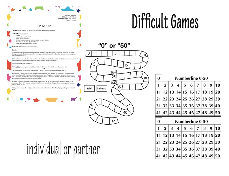 A Teacher's Dozen: 14 Primary Math Games to Practice Basic Math Facts ...