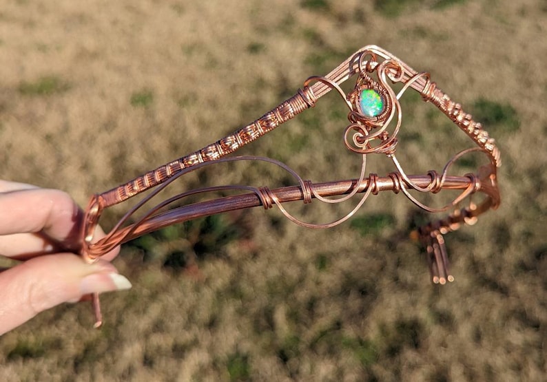 Wire Wrap Tiara Tutorial Intermediate Level Wire Wrapping - Etsy