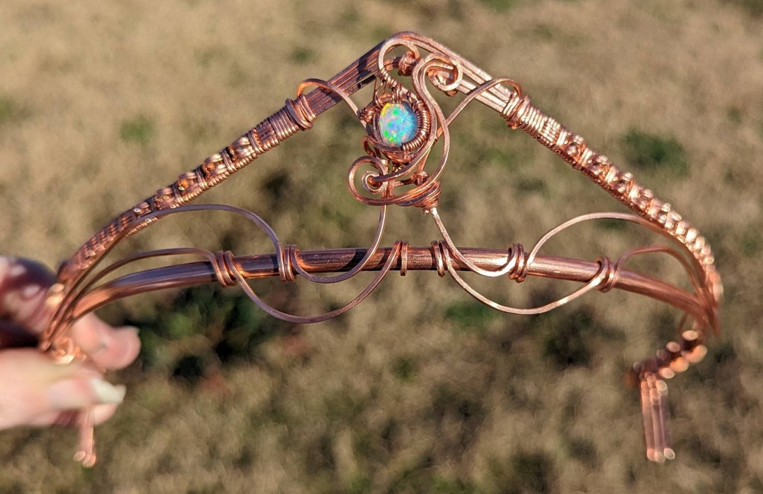 Wire Wrap Tiara Tutorial Intermediate Level Wire Wrapping Crown DIY ...