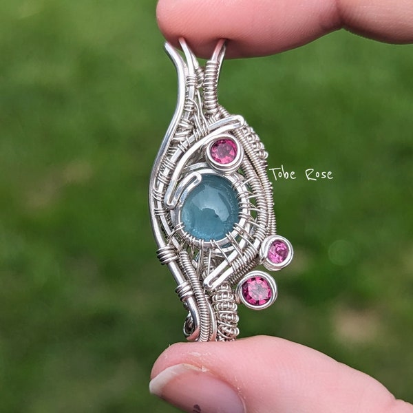 Heady Wire Wrapped Pendant - Etsy