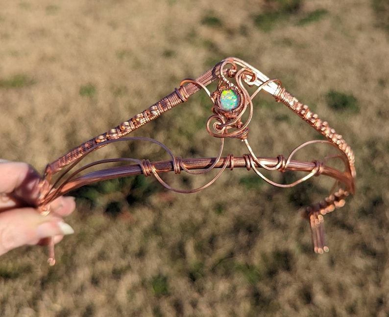 Wire Wrap Tiara Tutorial Intermediate Level Wire Wrapping - Etsy